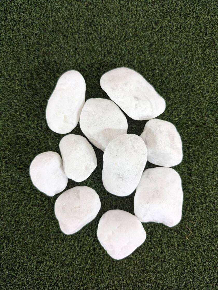 Snow White Pebbles - Roots Timber and Hardware